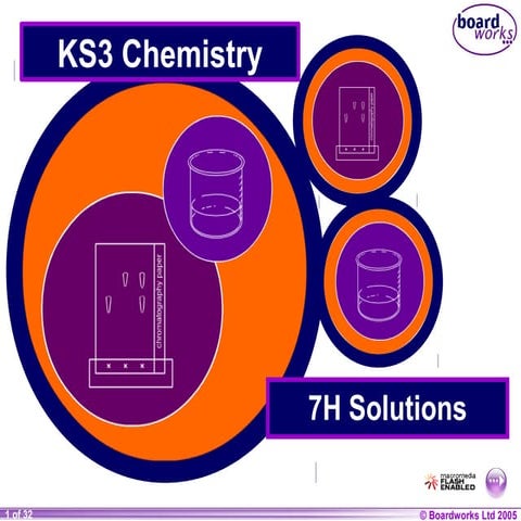 7 h solutions (boardworks) | PPT | Chemistry | Science