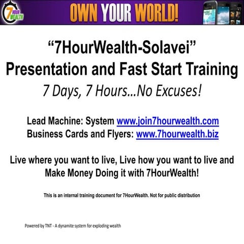 7HourWealthFinal | PPT