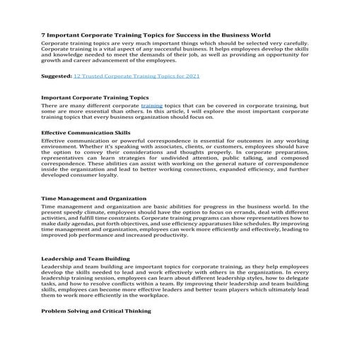 7 Important Corporate Training Topics for Success in the Business World.pdf