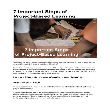 7 Important Steps of Project-Based Learning.pdf