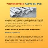 7 interesting facts on pvc | PDF