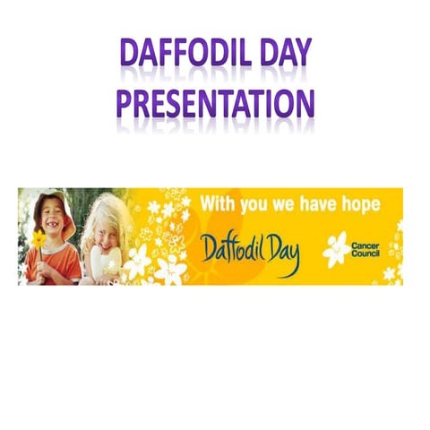 Daffodil Day Reflective Presentation | PPTX