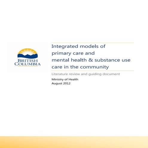 Integrated models-lit-review | PDF