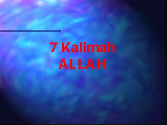 7 kalimah allah | PPT