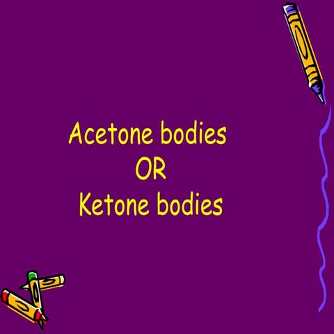 Ketone Body Metabolism | PPT