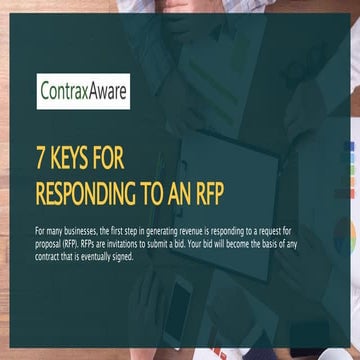 7 Keys for Responding to an RFP | PPTX