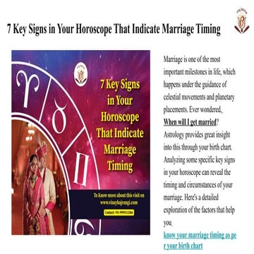 7 Key Signs in Your Horoscope That Indicate Marriage Timing .pptx