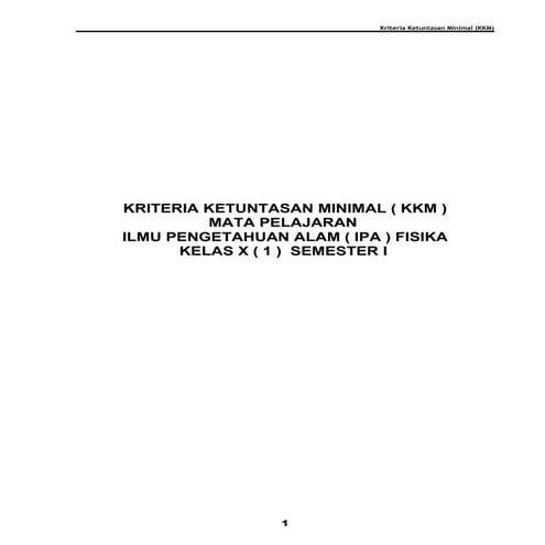 [7] kkm fisika sma | DOC