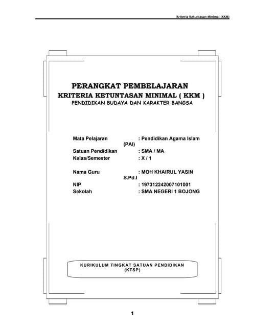 Kkm pai-kelas-XI-smt-2 | DOC