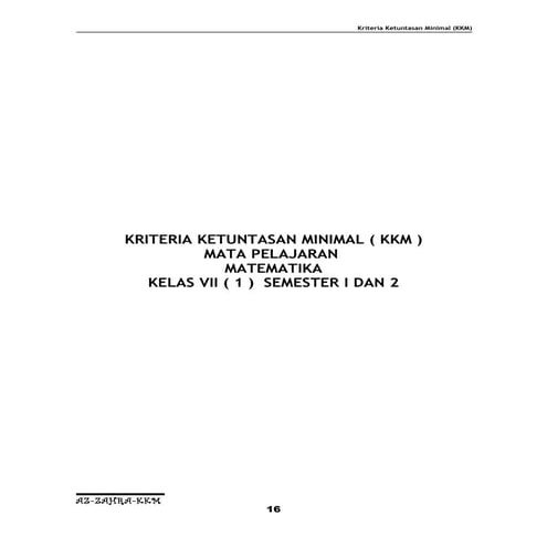 [7] kkm smp mtk | PDF