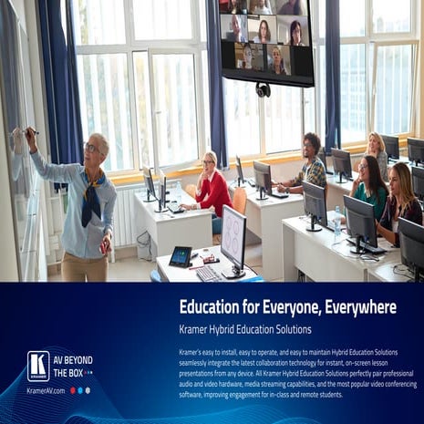 Kramer-Brochure de soluciones de Educacion | PPT