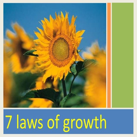7 laws of growth | PPTX
