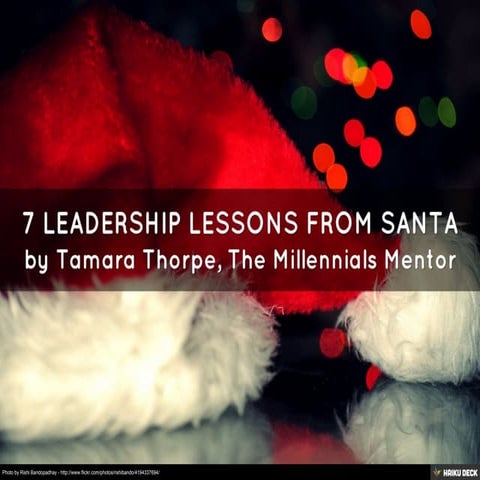 7 Leadership Lessons from Santa | PPT