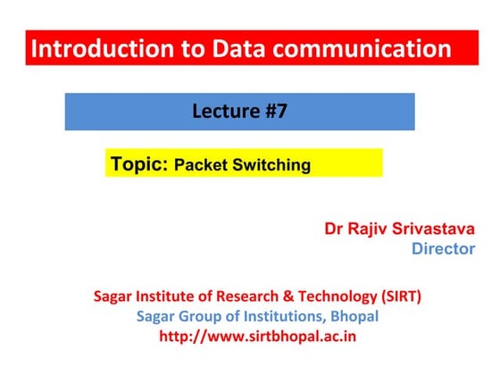 Switching Techniques Pptx Computer Networking Computing