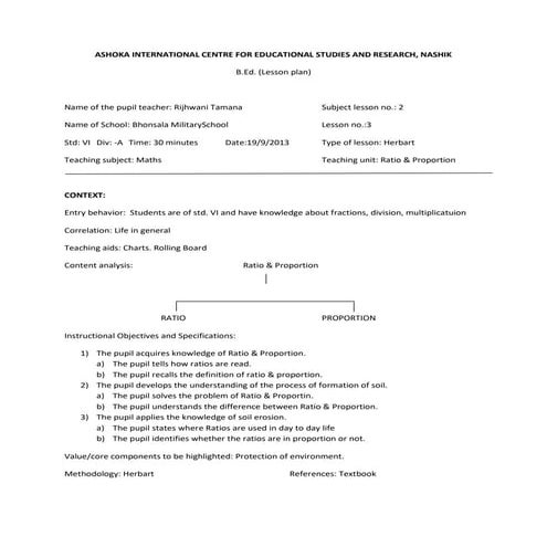 7 Lesson plan Maths.doc