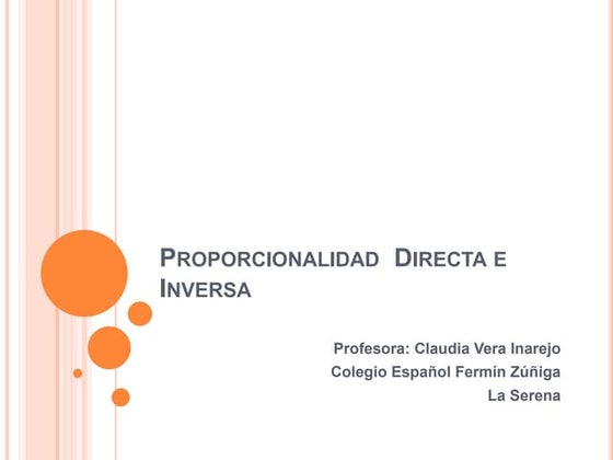 Guía proporción inversa 8° | PDF