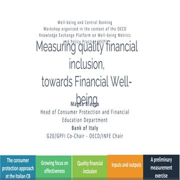 Knowledge Exchange Platform (KEP) Workshop 3-Central Banking and Well ...