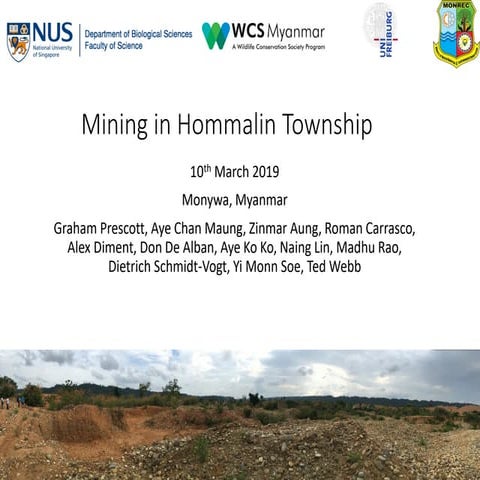 7 mining in homalin nat uni singapore | PPT