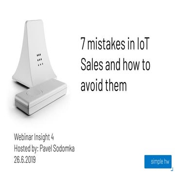 7 Mistakes In Iot Sales And How To Avoid Them Pdf
