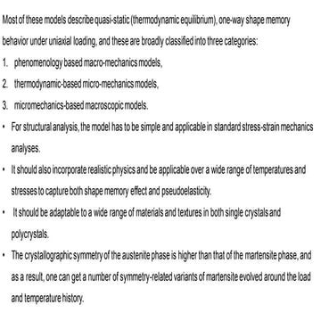 7 modelling shape memory alloy | PDF
