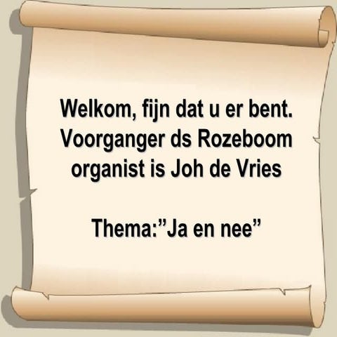 ja en nee | PPT
