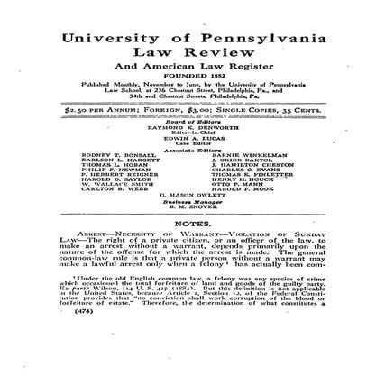 And American Law Register | PDF