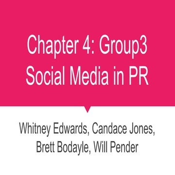 Chapter 4 presentation | PPT