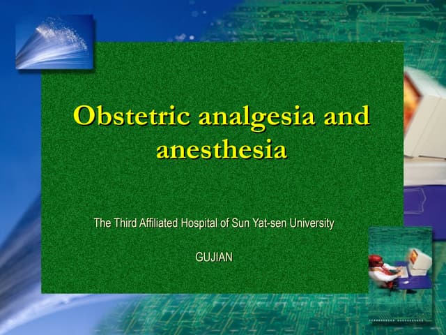 Pain management during labor | PPTX