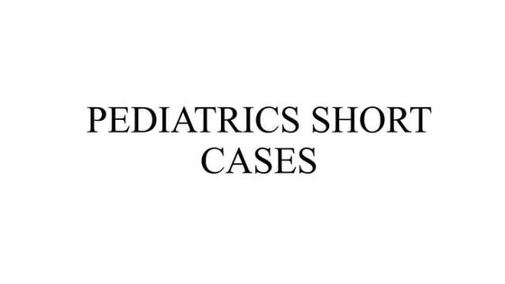 OPTOMETRY CASE ANALYSIS (PEDIATRIC PATIENT) | PPT