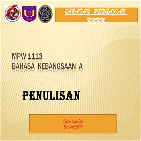 7 penulisan | PPT