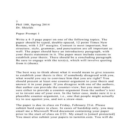 Philosophy term paper | PPT