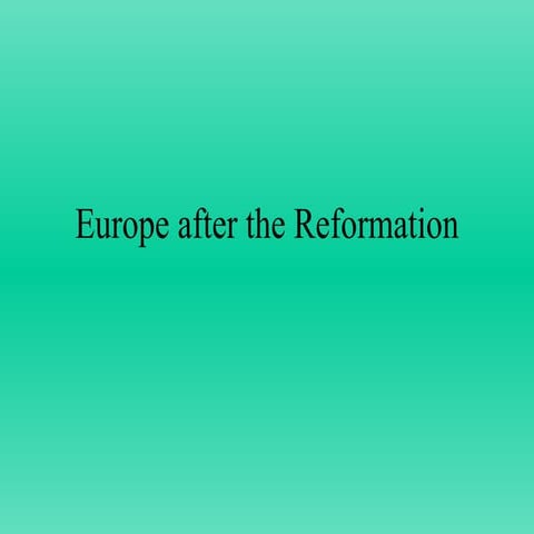 4 renaissance and reformation timeline short | DOC