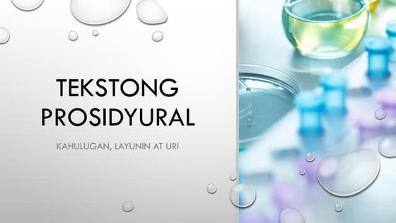 FILIPINO-ARALIN 8 TEKSTONG PROSIDYURAL.pptx