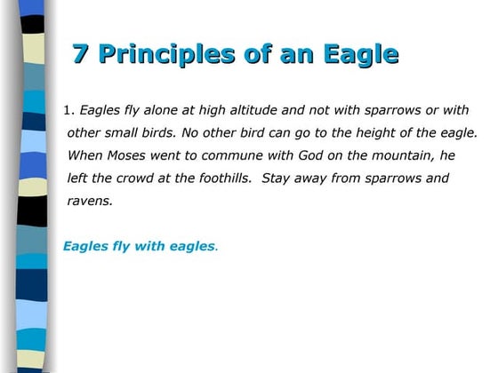 Lessons From The Life Of An Eagle | PDF | Birdwatching | Hobbies ...