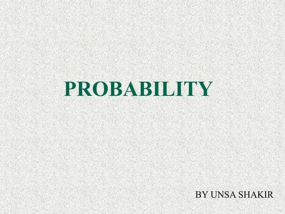 Probability Powerpoint | PPT