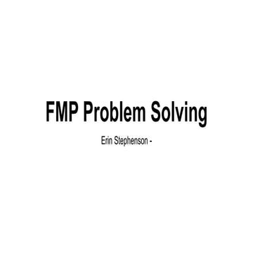 (7) problem solving | PPT