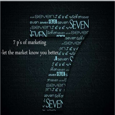 7 p’s of marketing | PPTX