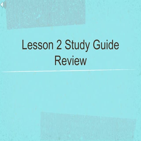 Chapter 2 study guide review | PPT