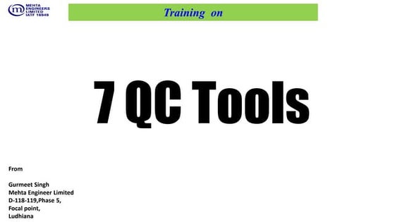 7 QC and New 7 QC Comparison & Applicability | PDF