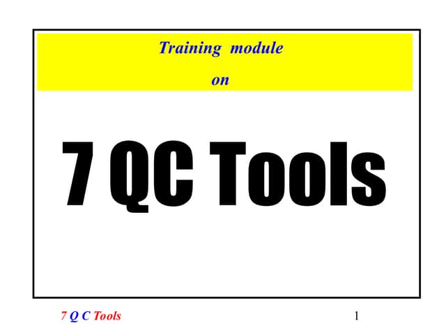 7 qc tools training material[1] | PPT