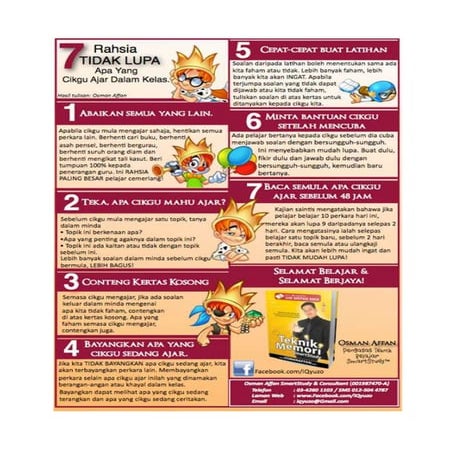 7 rahsia tidak lupa | PDF