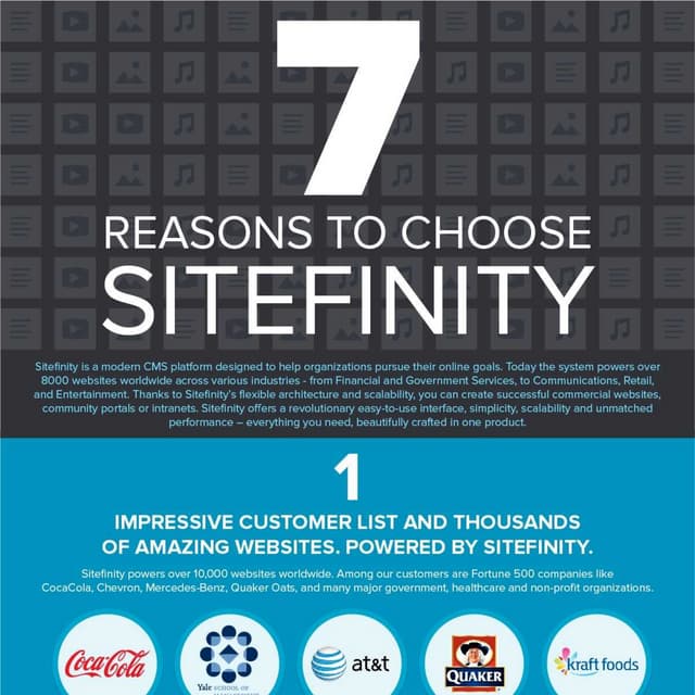 7 reasons to choose sitefinity | PDF
