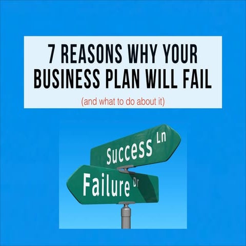 7 reasons why your plan will fail (and what to do about it) | PDF