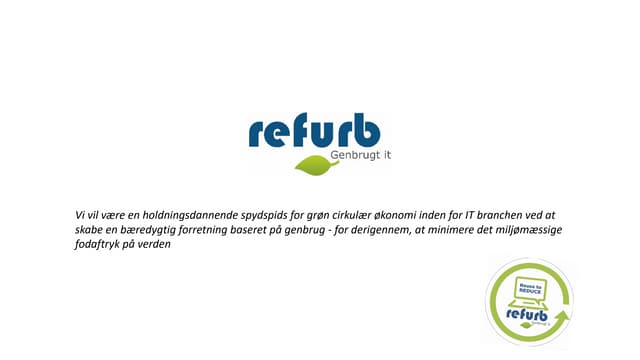 Powerpoint præsentation Material Recycling | PPSX