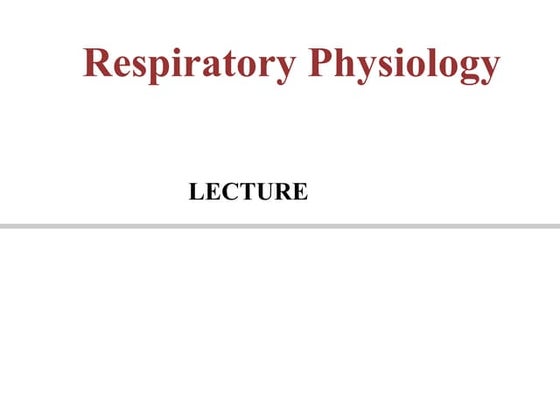 Human respiratory system | PPT