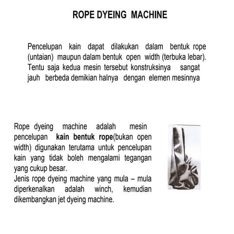 7, rope winch dyeing machine 2008 | PPT