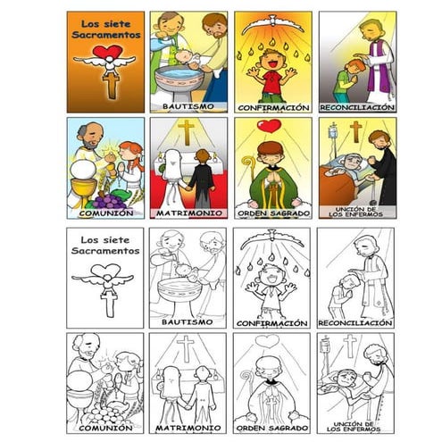 Los Siete Sacramentos Para Imprimir Ficha Educación Religiosa 06 10