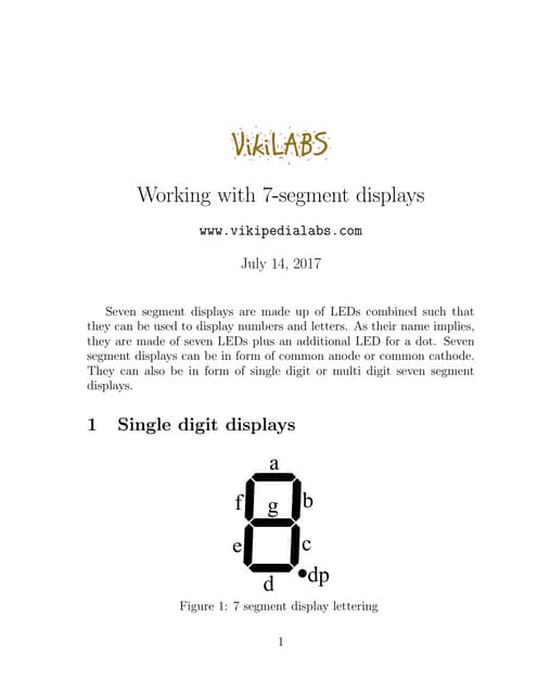 7segmentdisplay Pdf