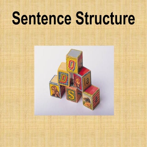 7P Sentence Structure | PPT