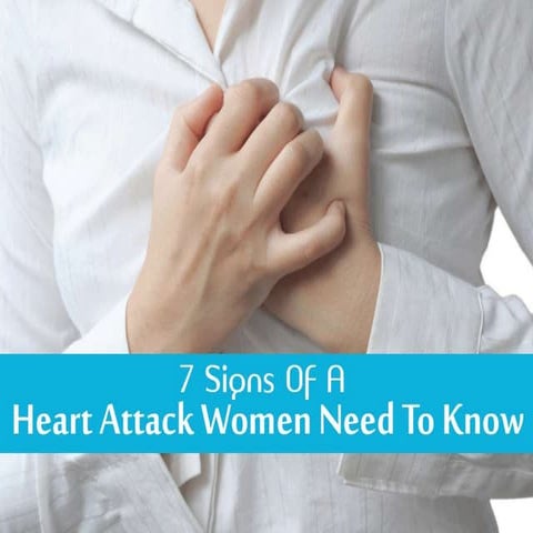 7 Signs Of A Heart Attack Women Need To Know | PPT